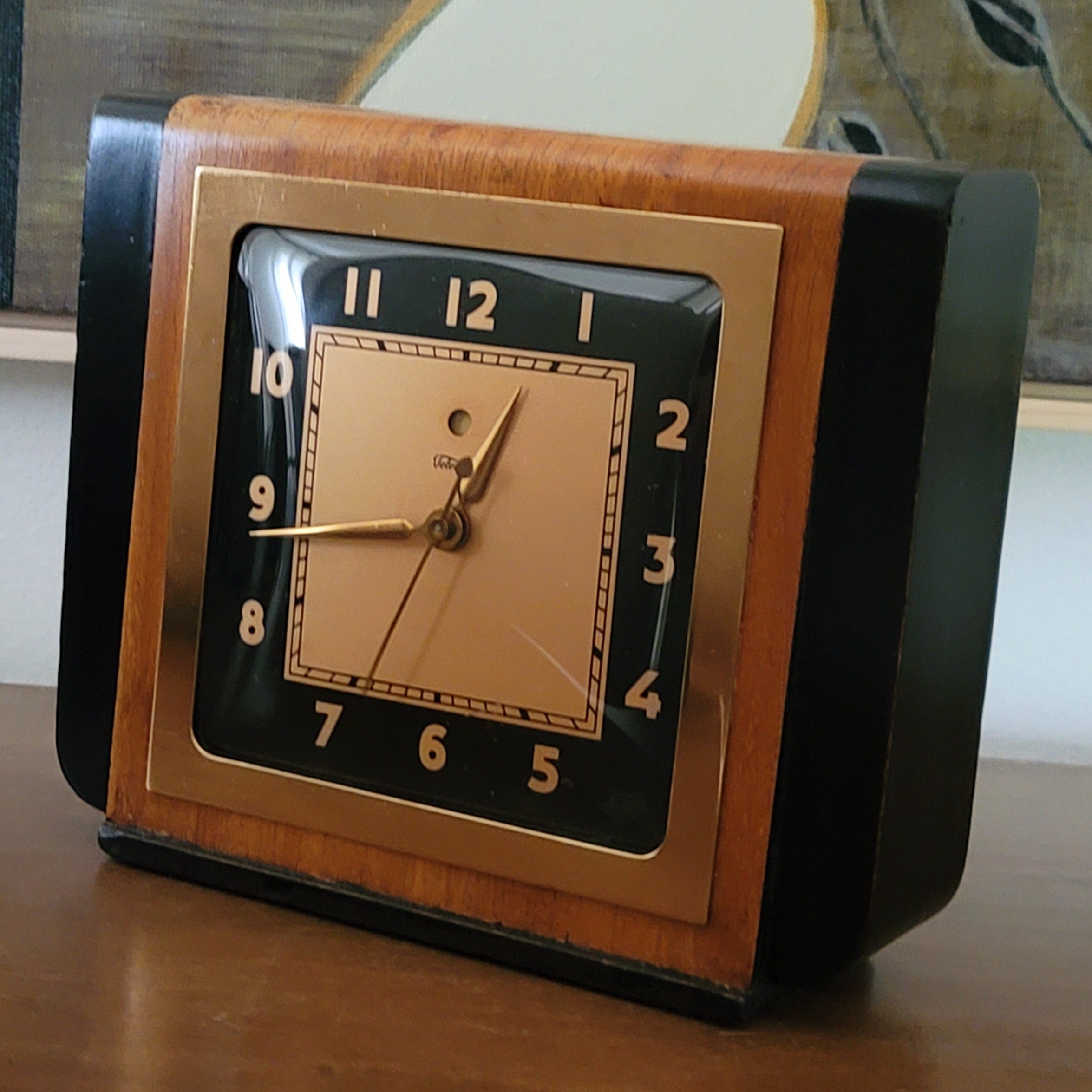 Vintage Art Deco Telechron 4F73 the Smartset Electric Desk Alarm Clock ...
