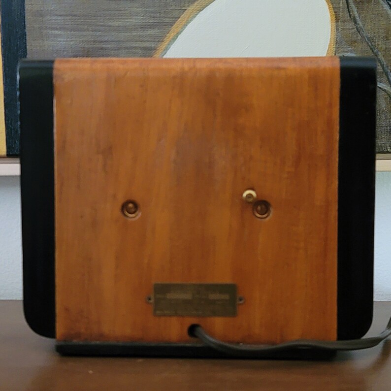 Vintage Art Deco Telechron 4F73 the Smartset Electric Desk Alarm Clock ...