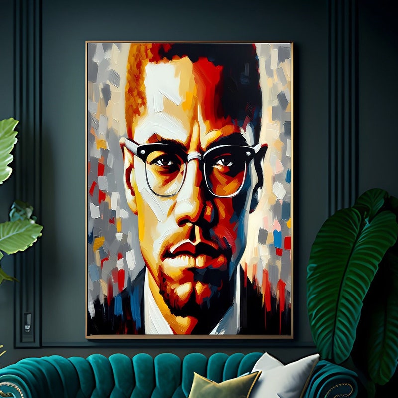 Malcolm X Poster - Etsy