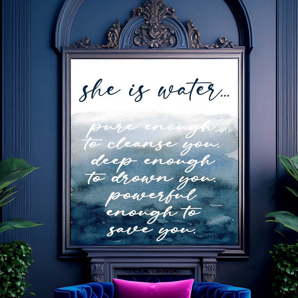 Woman in Water - Etsy