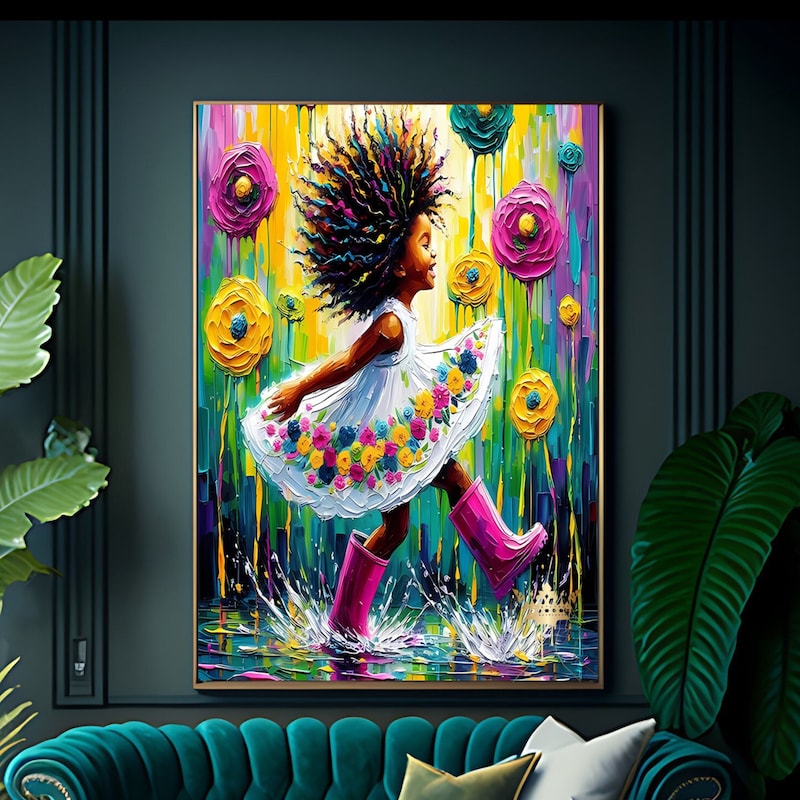 Dancing Girl Postcard - Etsy