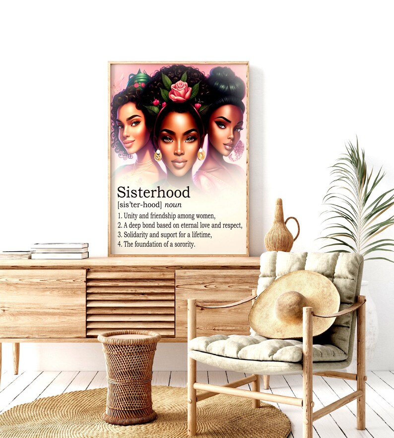 Alpha Kappa Alpha, Sisterhood Wall Art, AKA, Sorority Gifts, Greeting ...