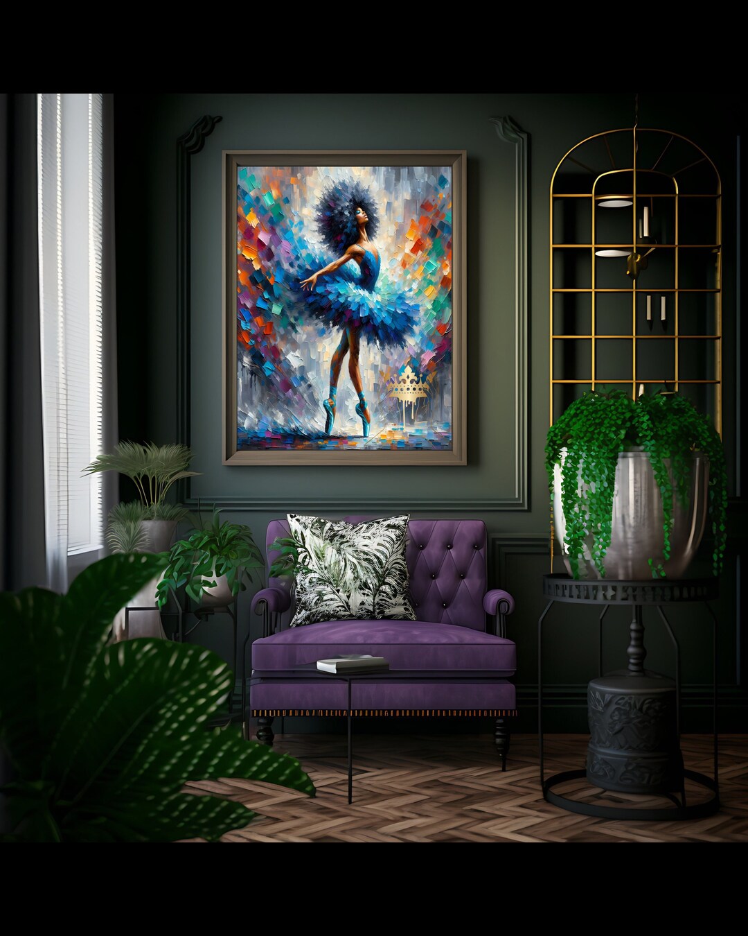 Color of Movement, Women's History Month, Ballet Art, Digital Download ...