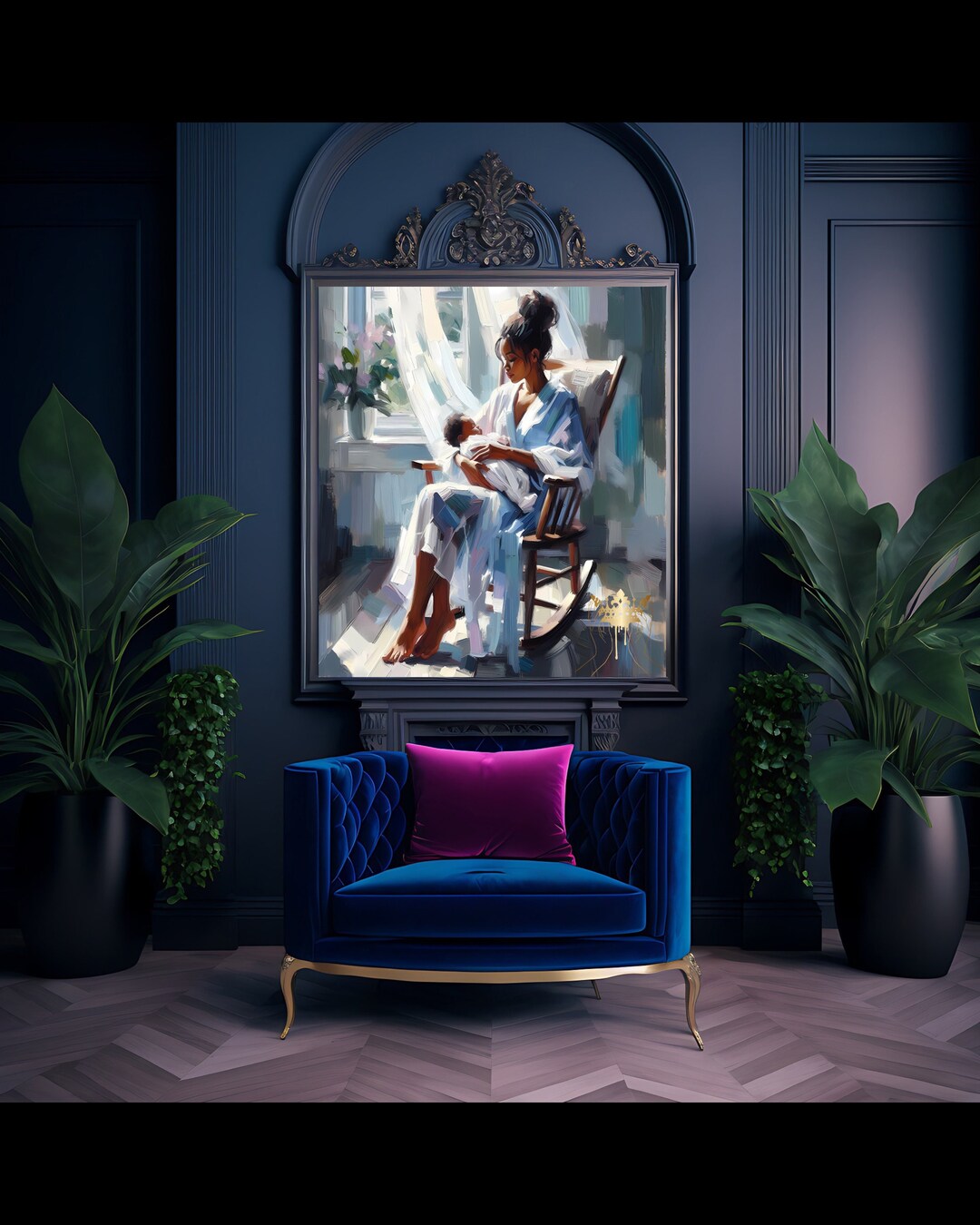 Protector, Physical Print, Wall Art, Poster Art, Mother and Child ...