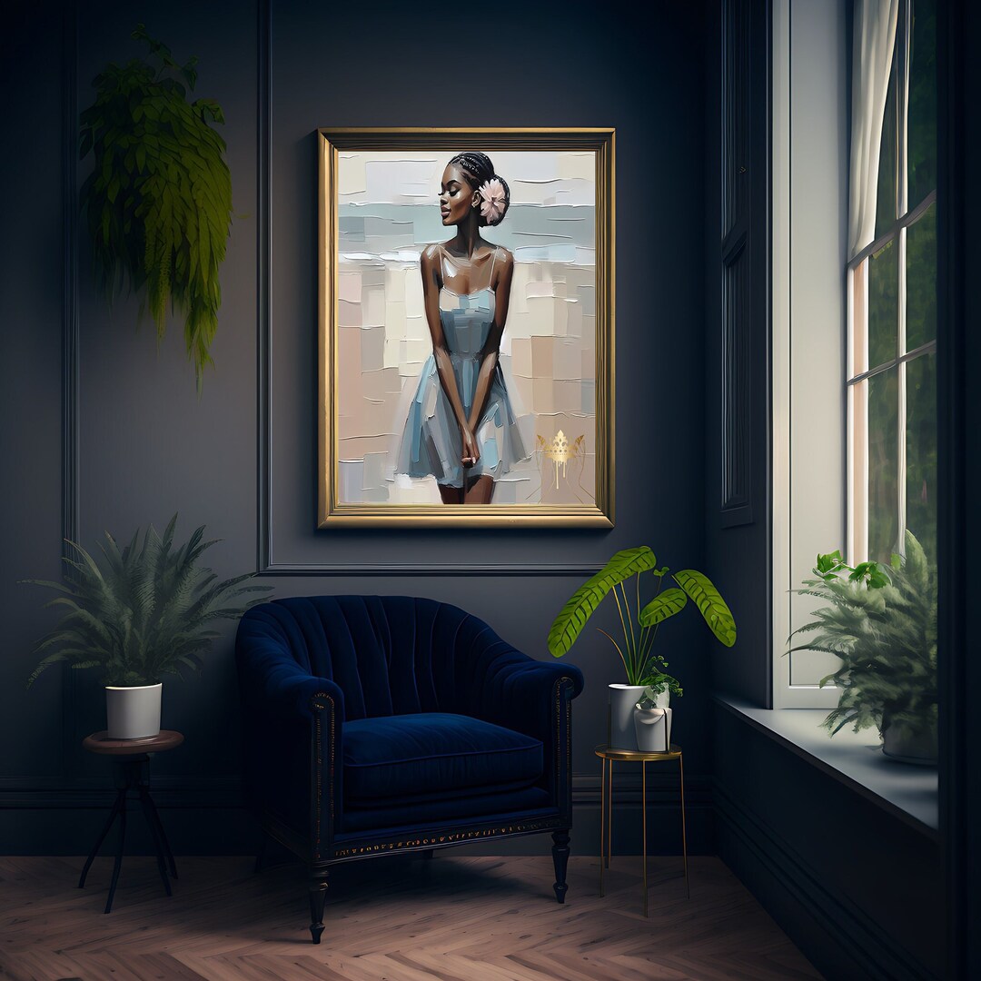 Island Girl, Digital Download, Printable Wall Art, Greeting Card, Black ...