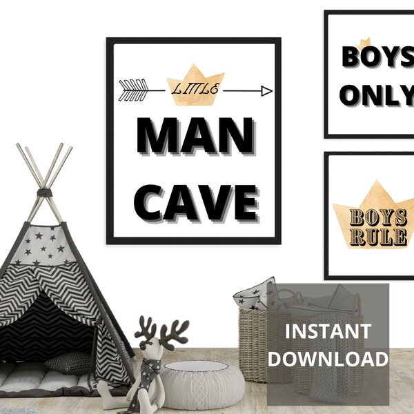 Little Man Rules - Etsy