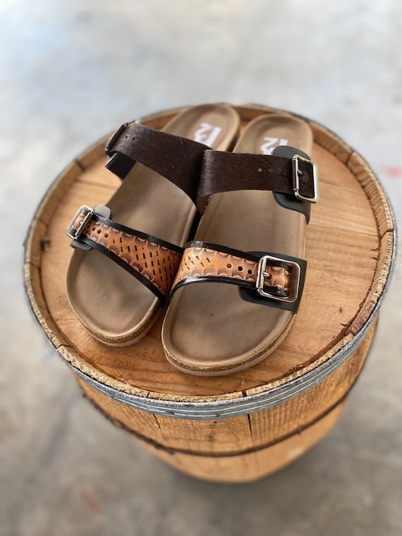 Custom Leather Sandals - Etsy