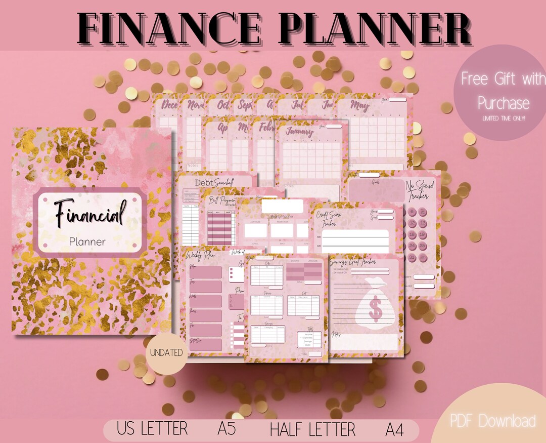 Digital Budget Planner, Digital Finance Planner, Paycheck Budget, Bi ...