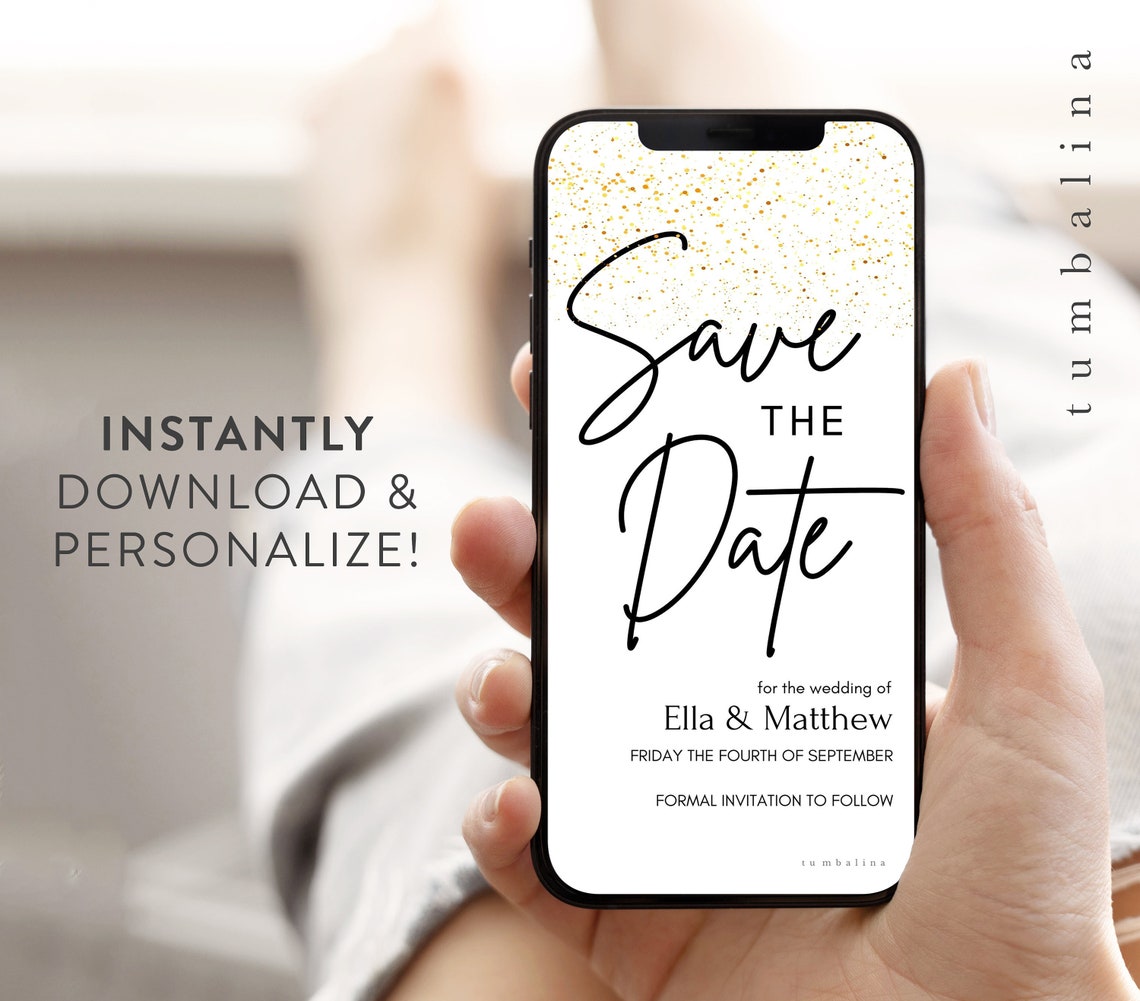 Save the Date Animated E Card Save the Date Animated Video Card Save ...