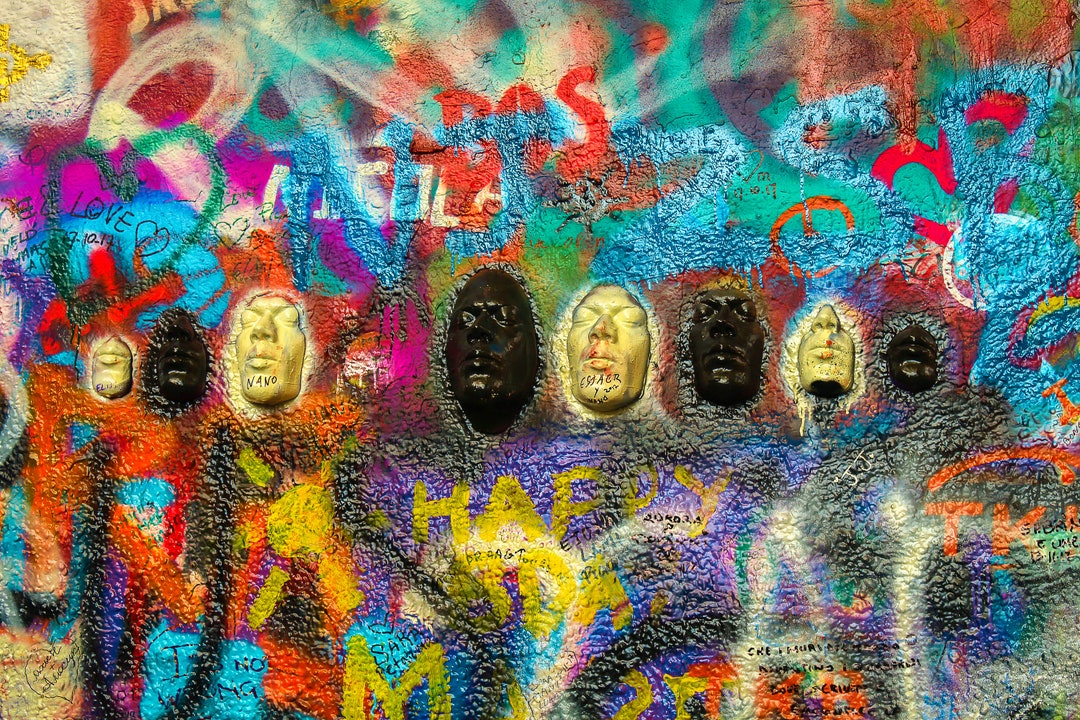 Faces in the Wall - Etsy