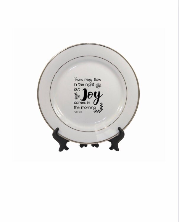 Keepsake Plate - Christmas Gift - Christian - Religious - Bible Verses ...