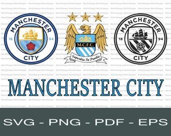 Manchester City Svg - Etsy