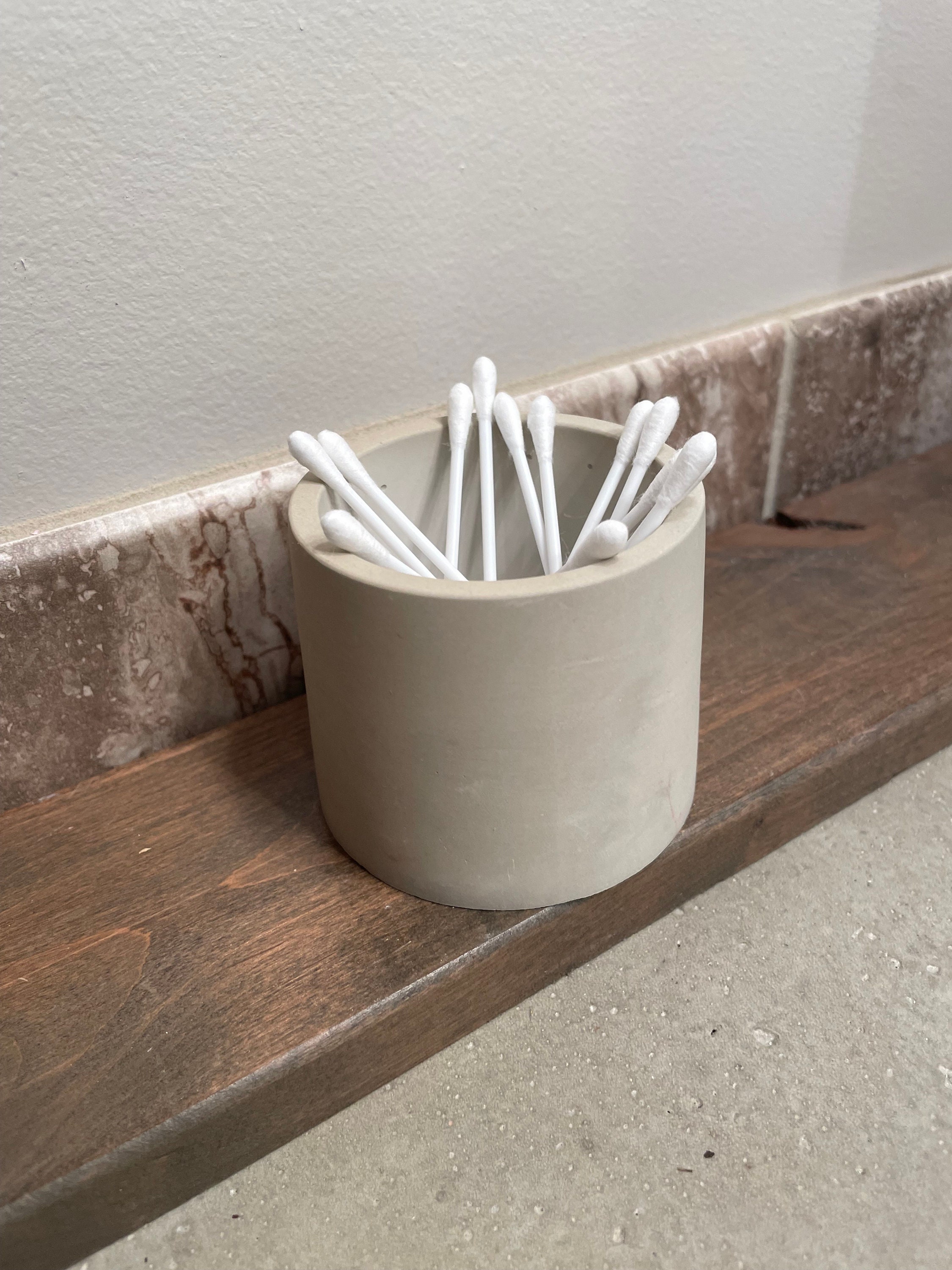 Modern Organic Cement Planter Small Cement Planter Minimalistic Cement ...