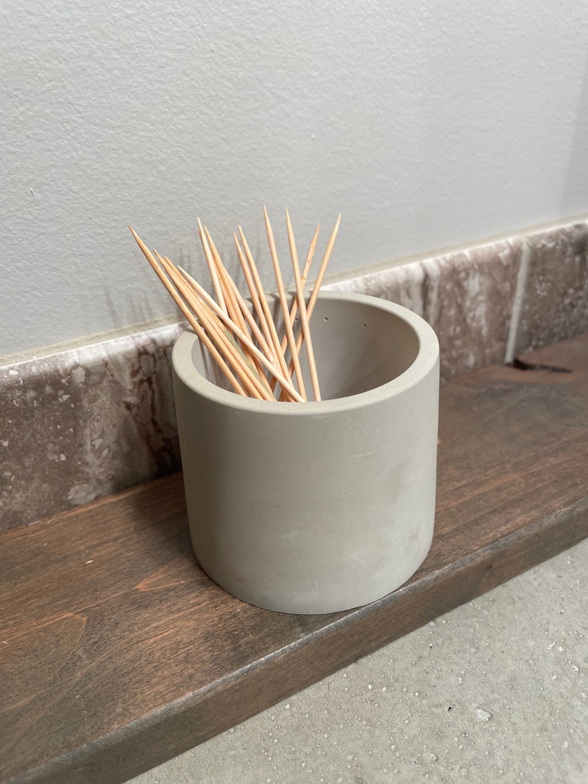 Modern Organic Cement Planter Small Cement Planter Minimalistic Cement ...