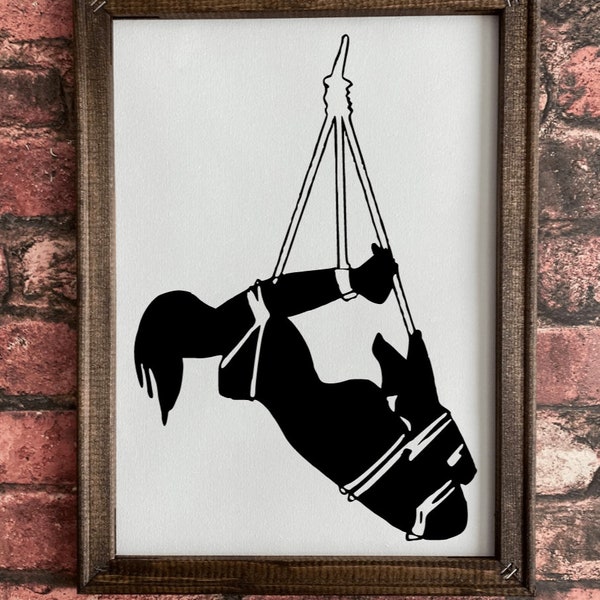 Hanging Shibari Art - Etsy