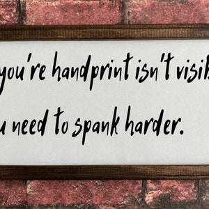 Spank Handprint - Etsy