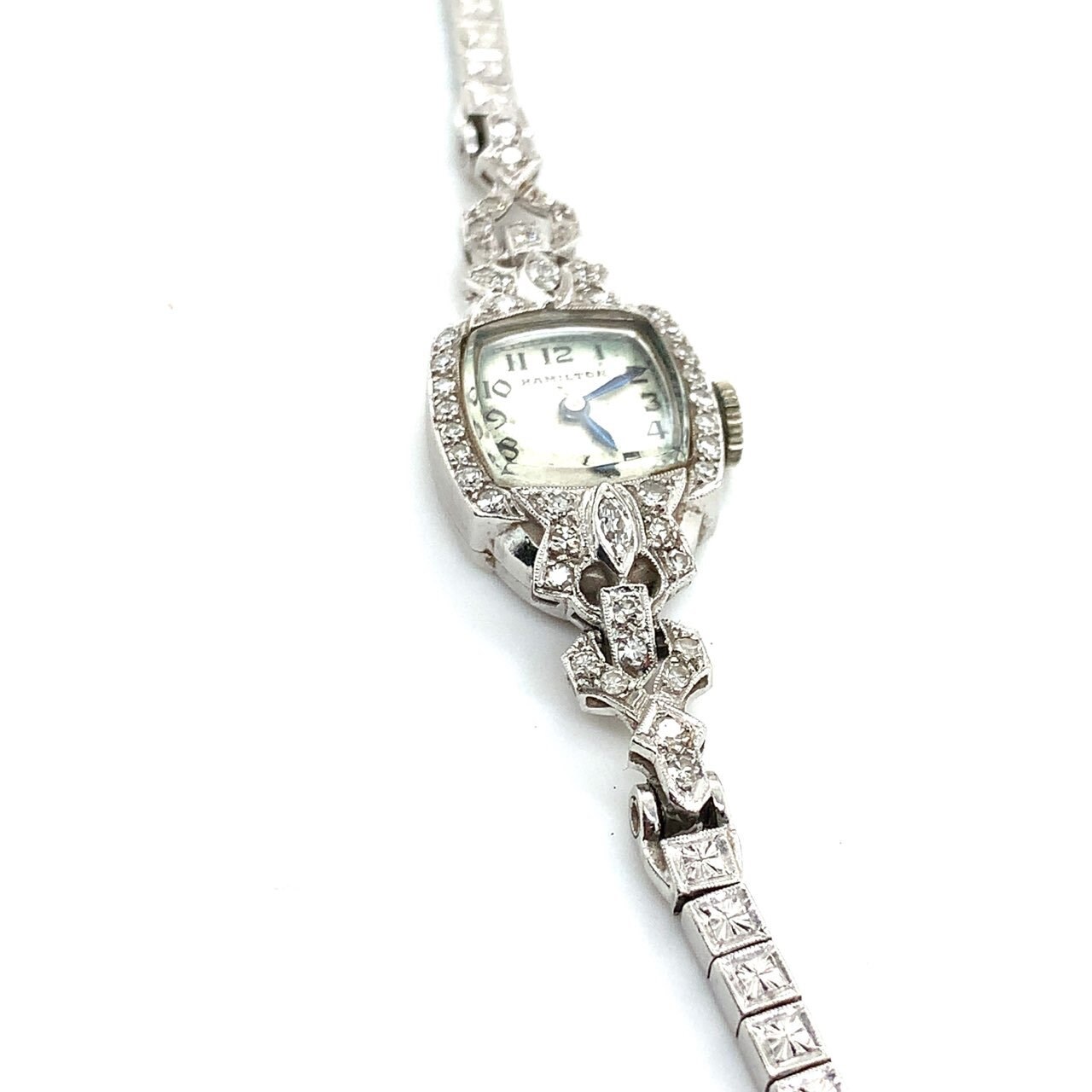 Art Deco Style Gold and Diamond Hamilton - Etsy