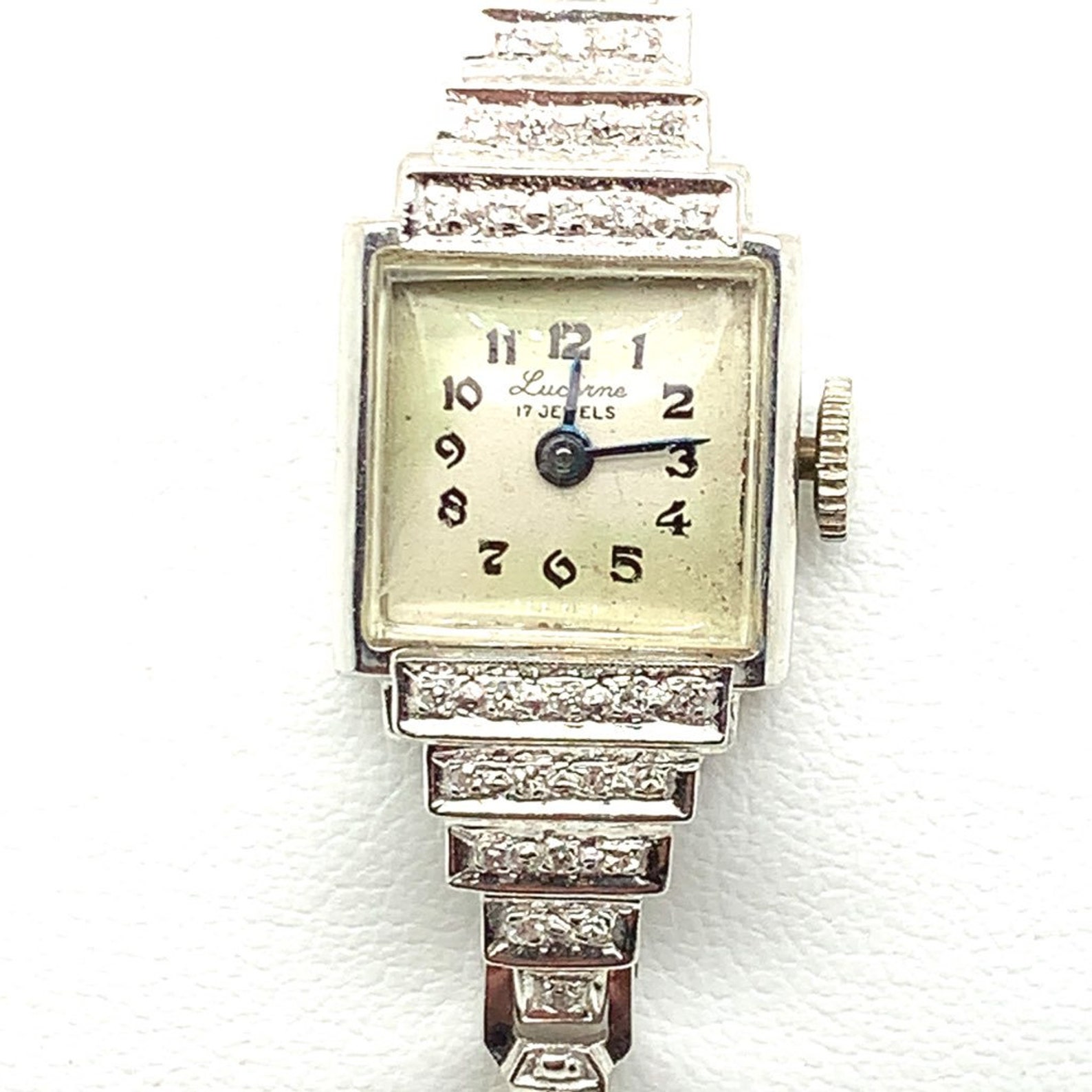 Art Deco Style Ladies Lucerne Watch - Etsy