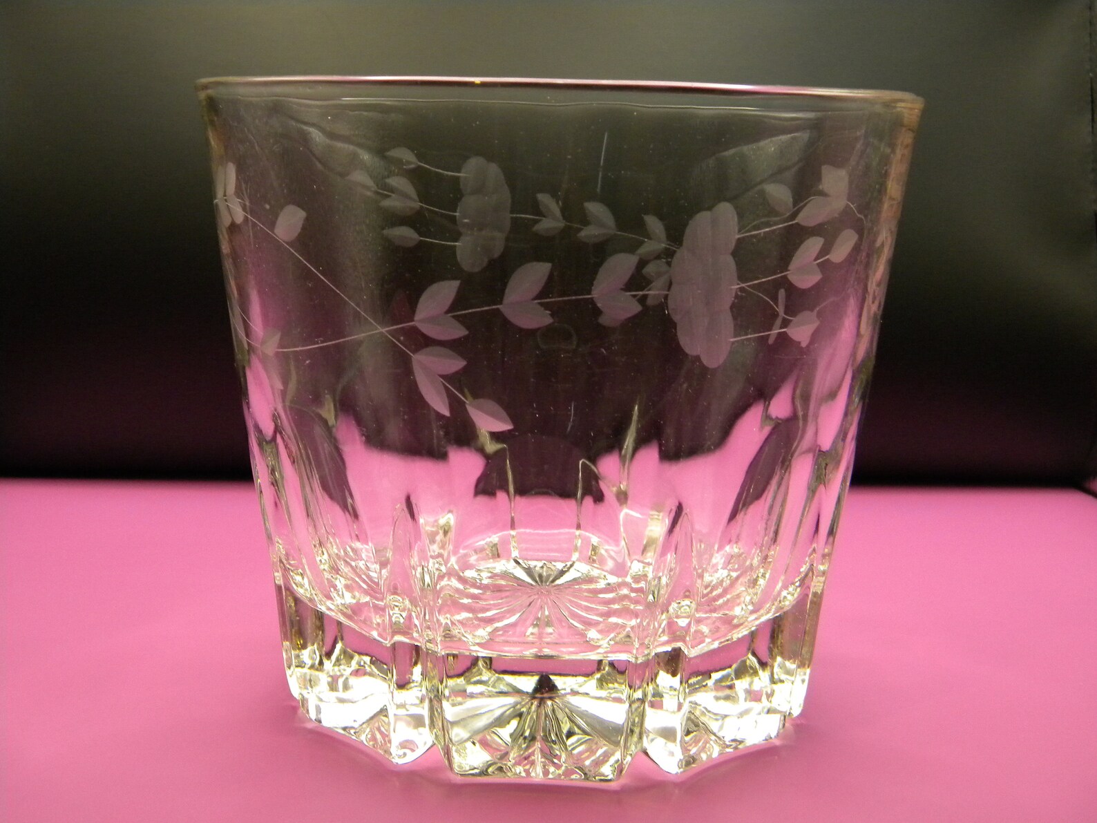 Vintage Princess House Heritage Pattern Ice Bucket Crystal With Etched ...