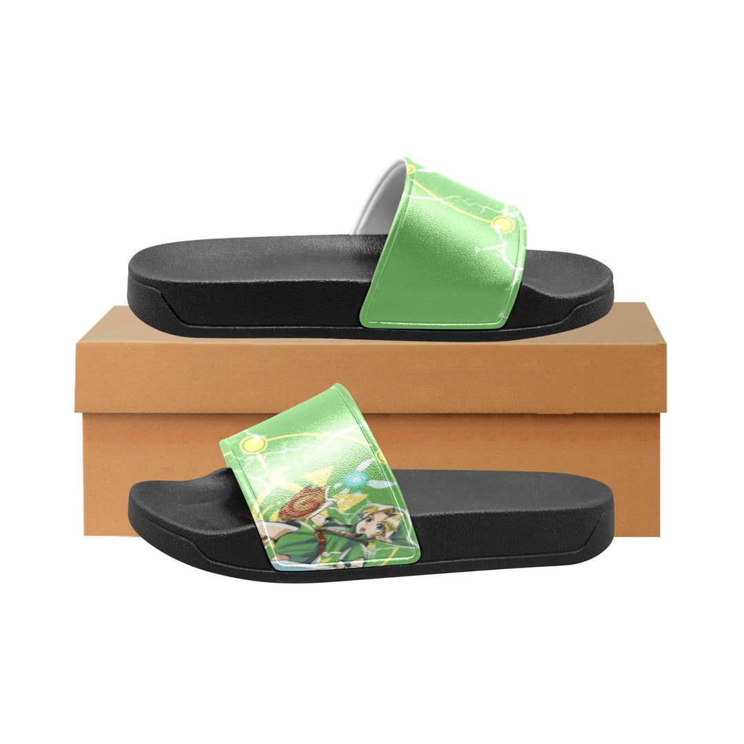 The Legend of Zelda Slide Sandals Custom Made Flip Flop Personalize for ...