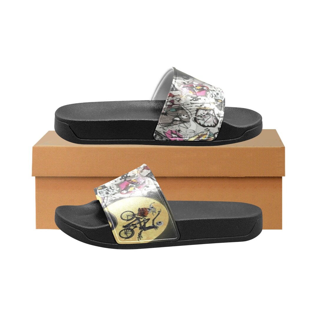 The Nightmare Before Christmas Slide Sandals Custom Made Flip Flop ...