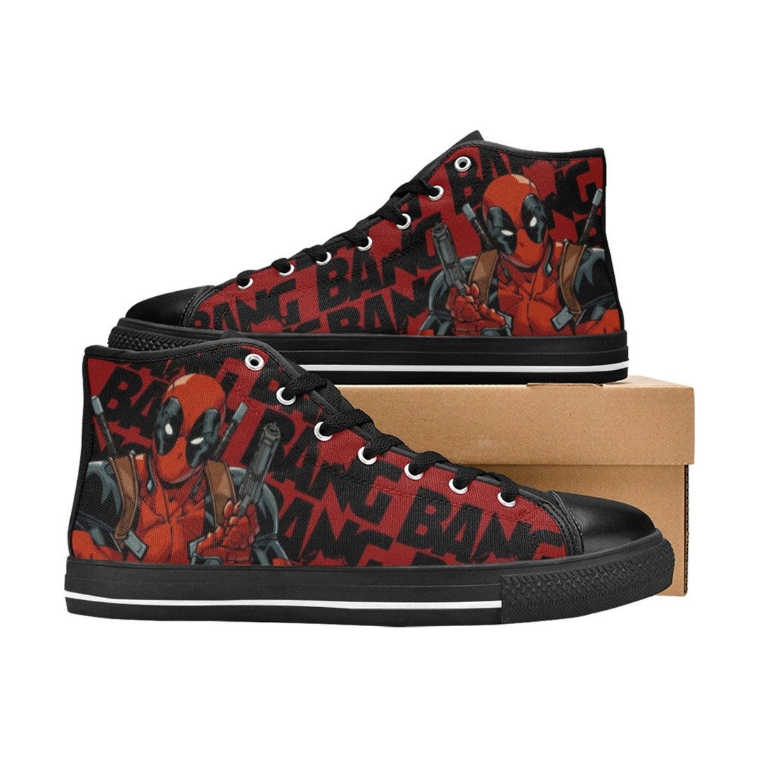 Deadpool High Top Shoes, Custom Unisex Kids and Adult Shoes - Etsy
