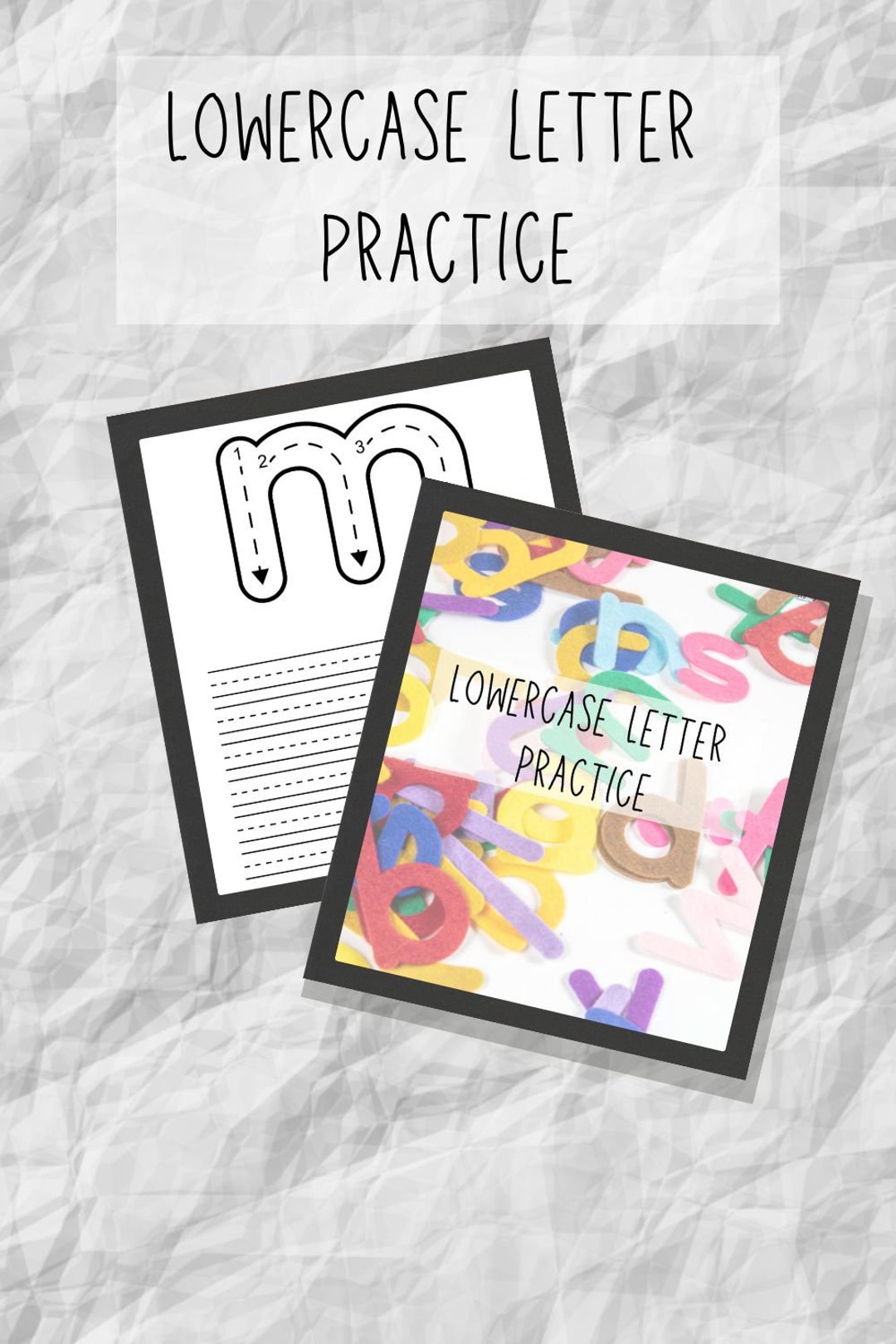 Digital* Lowercase Letter Practice Workbook - Etsy