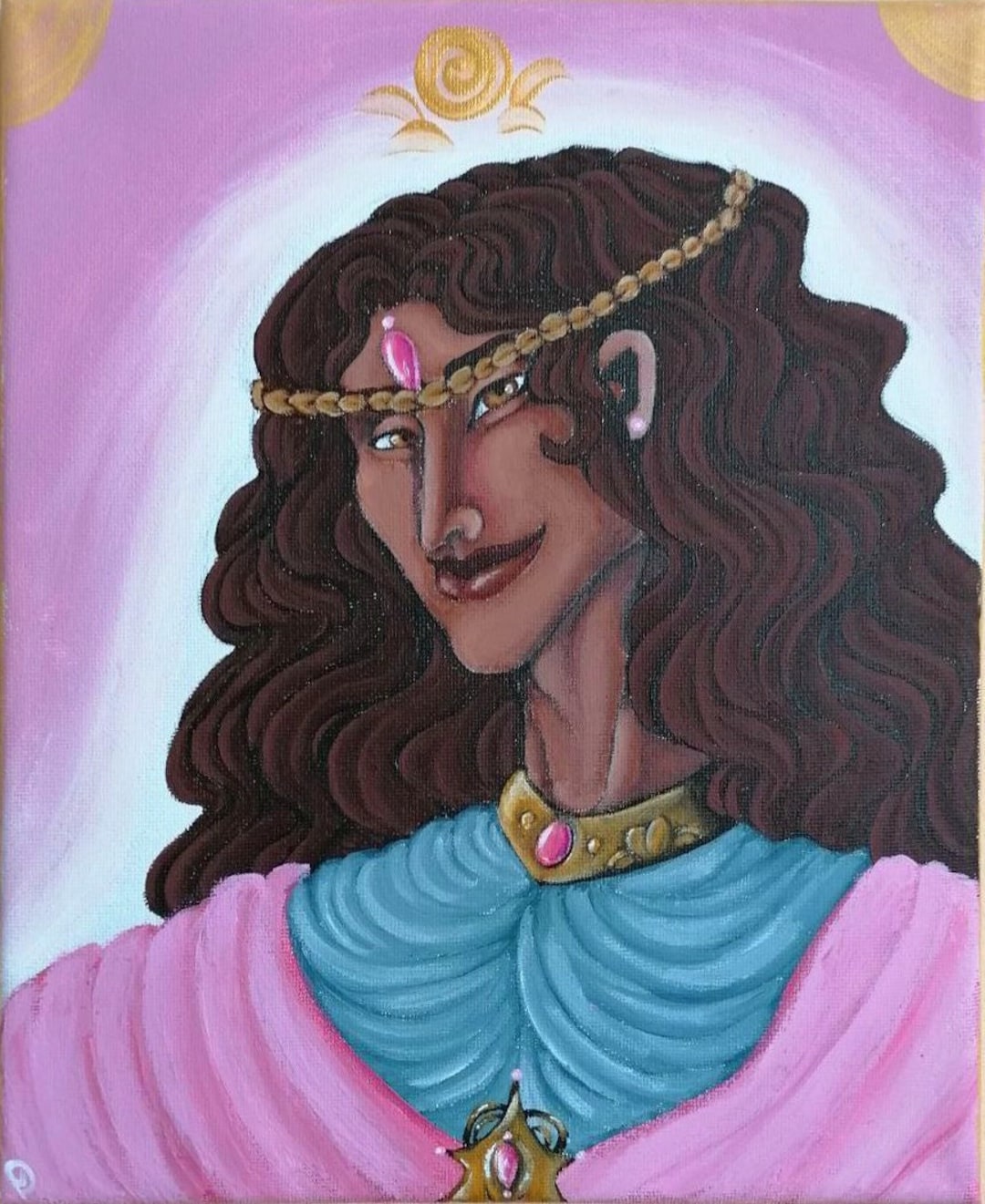 Archangel Samuel Acrylic Painting Archangel of Unconditional - Etsy