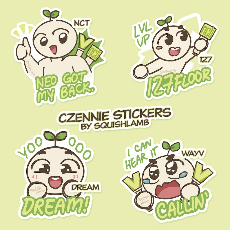 Nctzen Waterproof Vinyl Stickers / Lightstick Decal | NCT U, 127, DREAM ...
