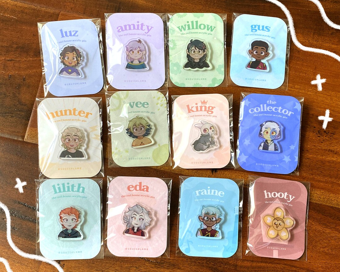 TOH Boiling Isles Friends! | Acrylic Pins - Etsy