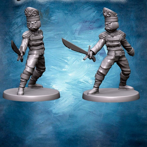 Snowmen Warriors War in Christmas Village Frostgrave D&D - Etsy