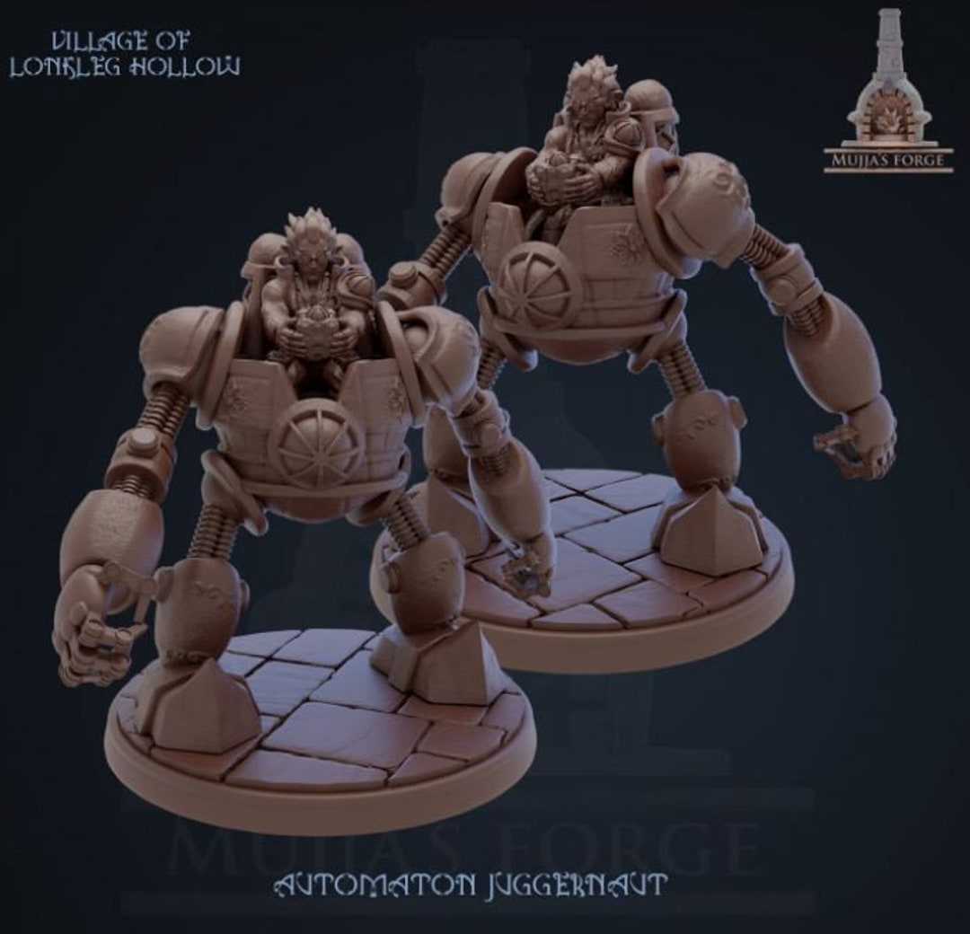 Automaton Juggernaut--village of Lonkleg Hollow, Frostgrave, D&D ...