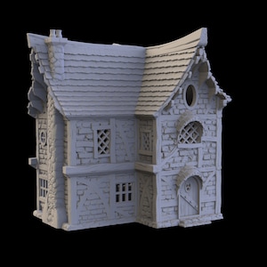 Medieval House/cottage - 28mm Scale - Gaming, Christmas Village ...