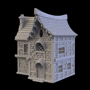 Medieval House/cottage - 28mm Scale - Gaming, Christmas Village ...