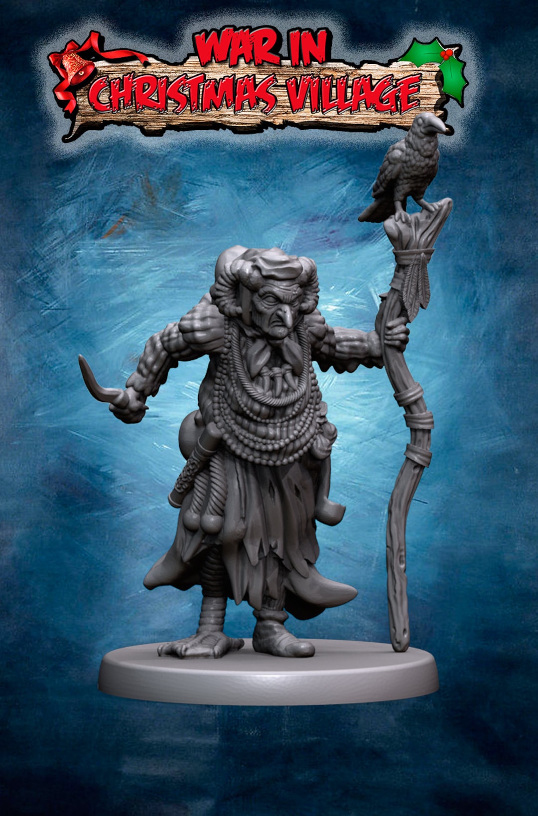 Perchta the Christmas Witch- War in Christmas Village, Frostgrave, D&D ...
