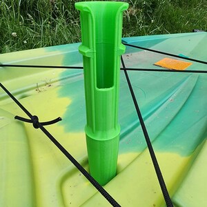 Kayak Fishing Pole Rod Holder for Scupper Hole on Sit-on-top Kayaks ...