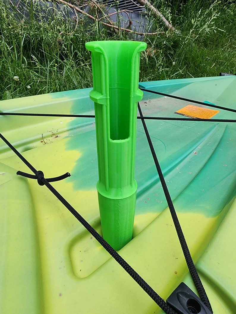 Kayak Fishing Pole Rod Holder for Scupper Hole on Sit-on-top Kayaks ...