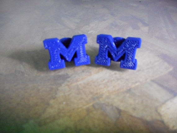 University of Michigan Themed Croc Charms Pair Set of 2 in - Etsy