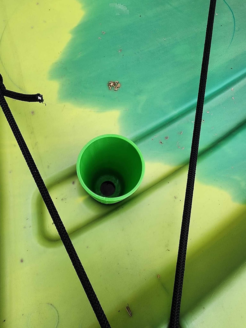 Kayak Fishing Pole Rod Holder for Scupper Hole on Sit-on-top Kayaks ...