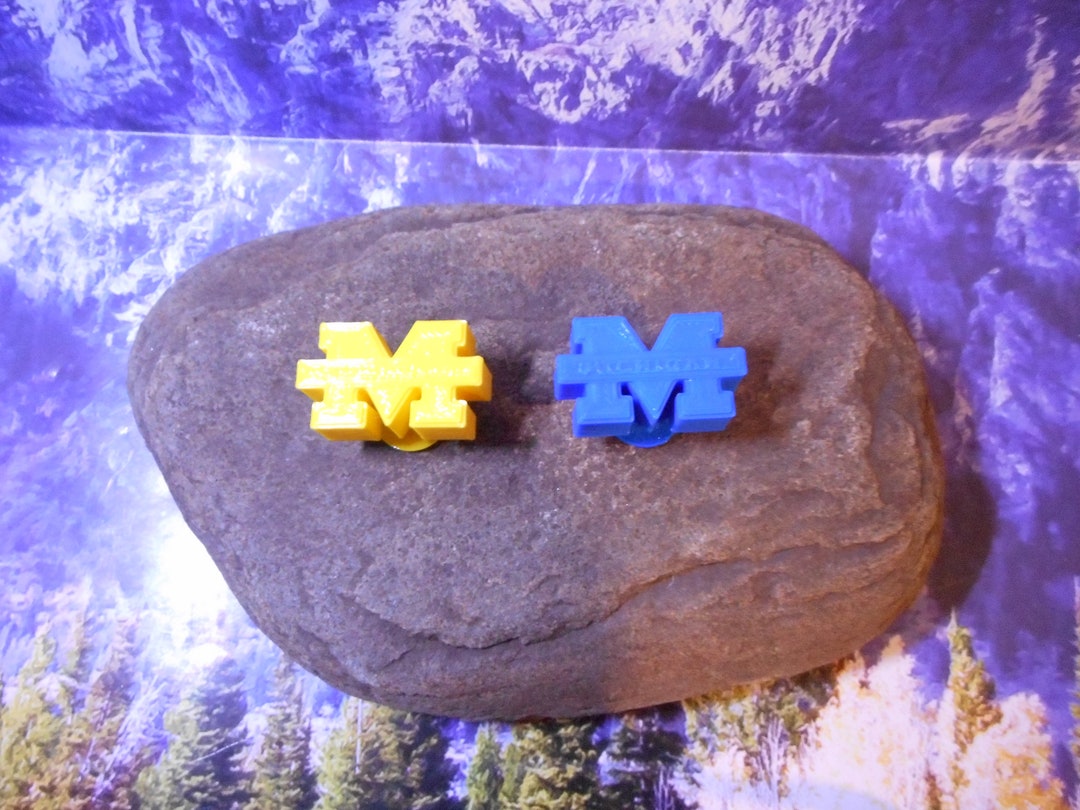 University of Michigan Themed Croc Charms Pair Set of 2 in Your Choice ...