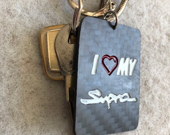 Toyota Supra Key Chain - Etsy