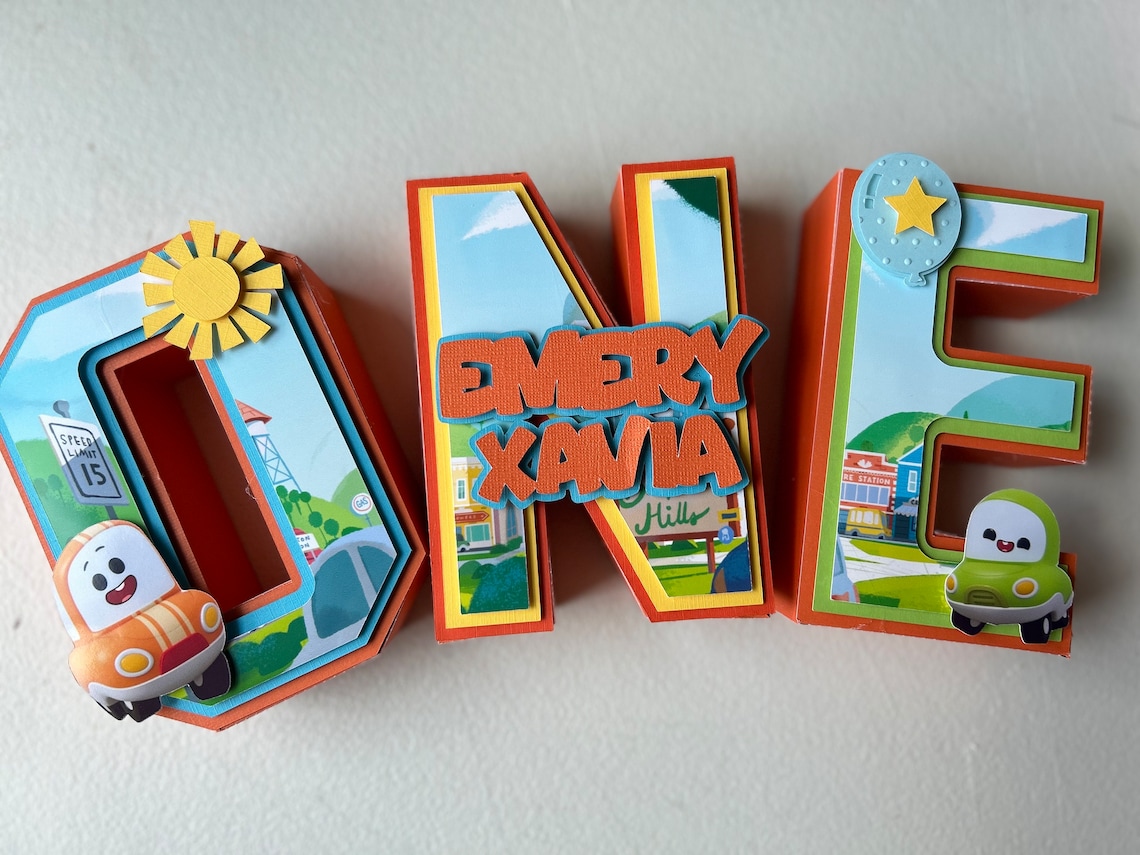 Go! Go! Cory Carson 3D Letter, Go! Go! Cory Carson Party Decor, Go! Go ...