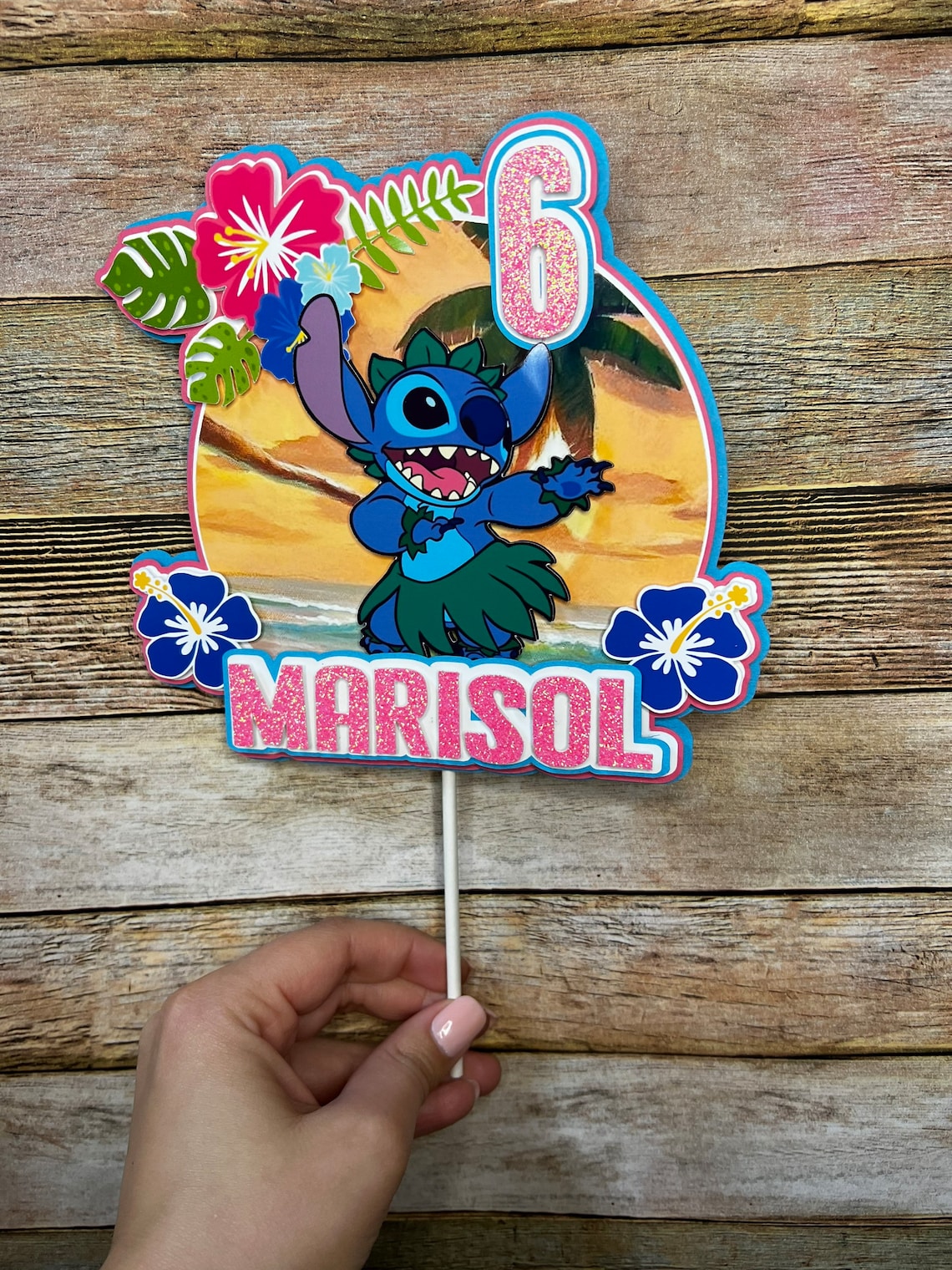 Stitch Cupcake Topper Stitch Cake Topper Party Decor Stitch - Etsy