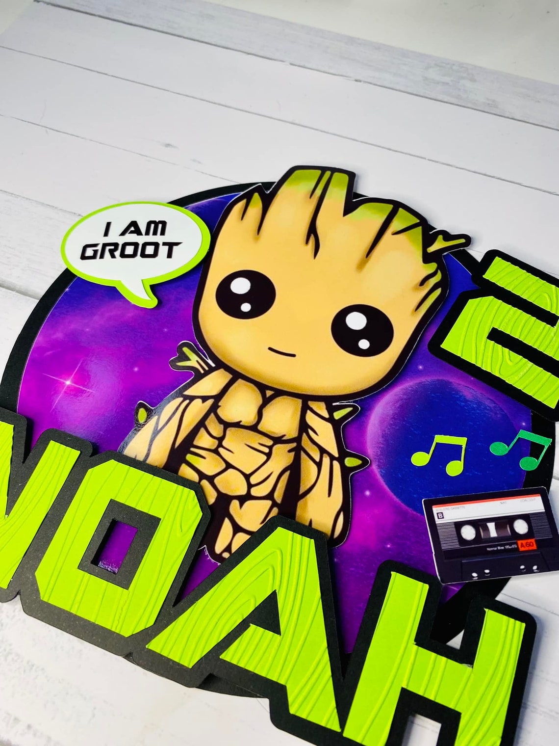 Baby Groot Groot Cake Topper Groot Birthday Groot - Etsy UK