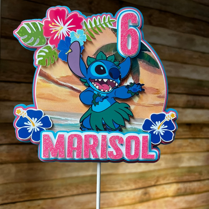 Stitch Cake Topper - Etsy