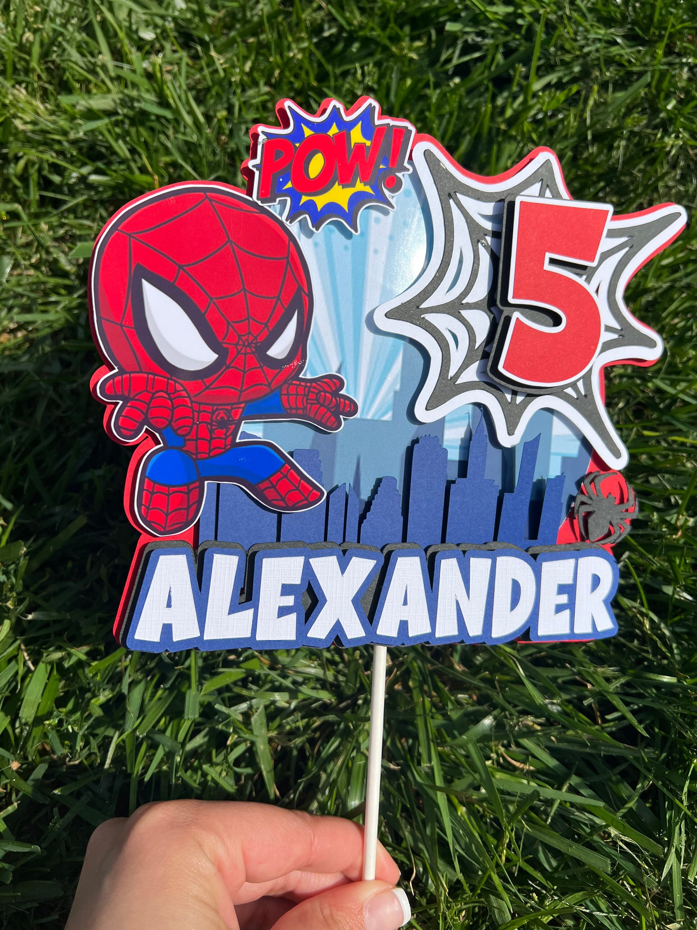 Spidey Cake Topper, Spidey and His Amazing Friends,custom Cake Topper ...