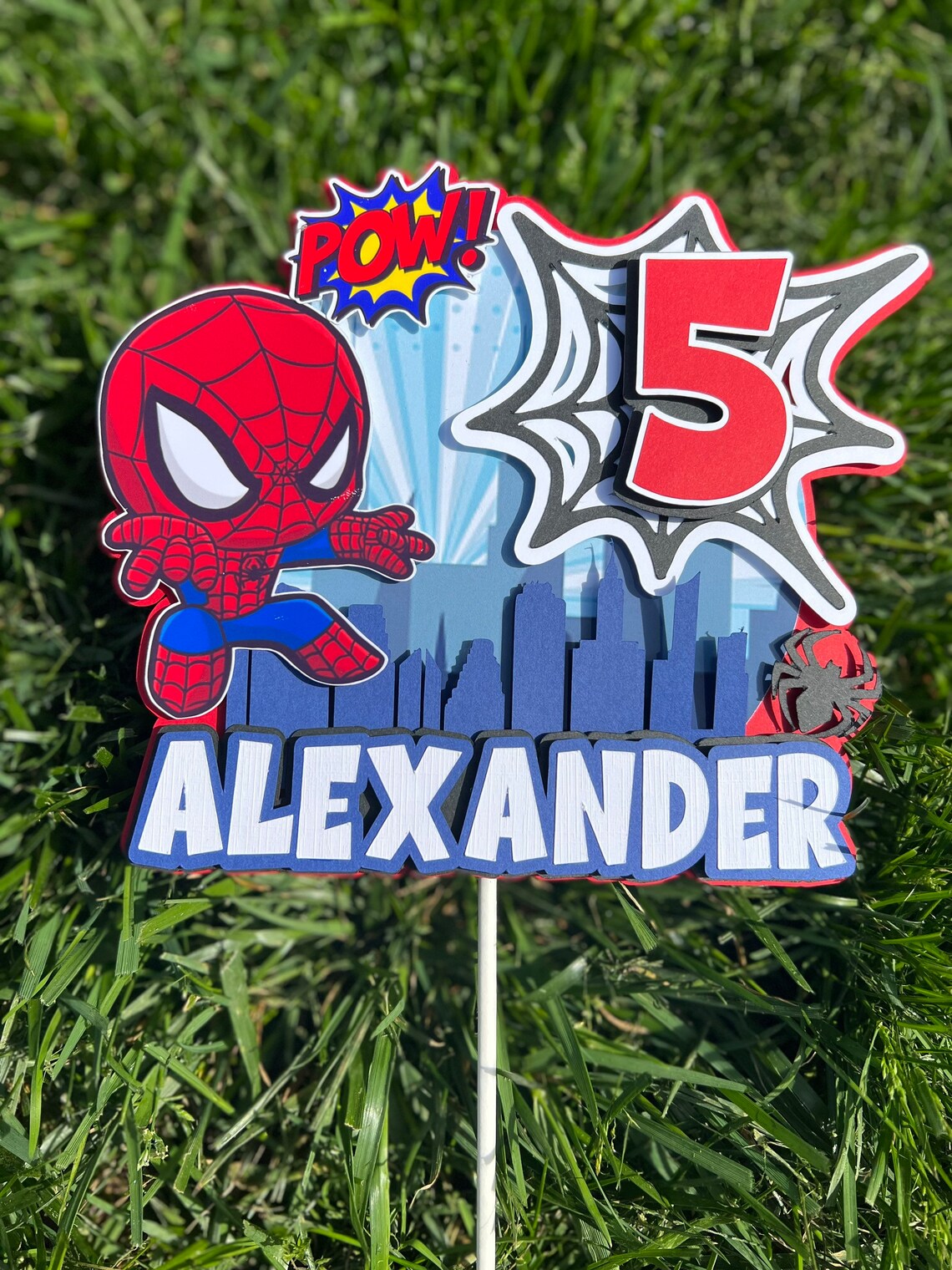 Spidey Cake Topper Spidey and His Amazing Friendscustom Cake - Etsy