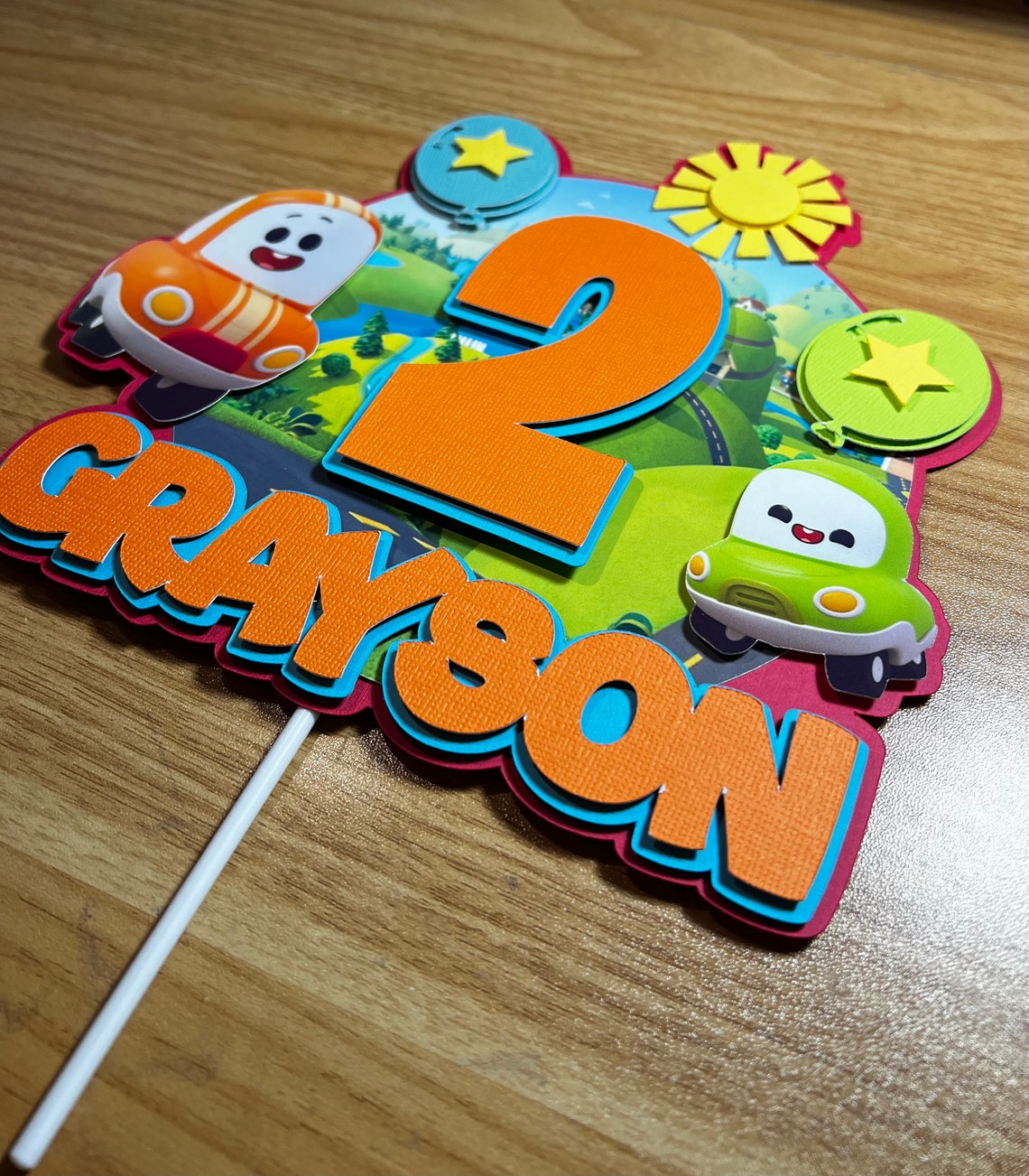 Go! Go! Cory Carson Cake Topper - Etsy