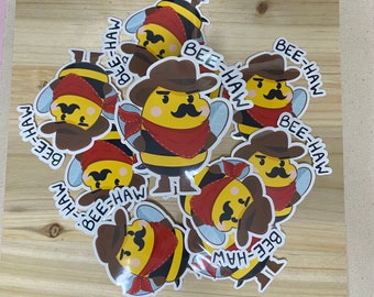 Bee Haw Sticker - Etsy