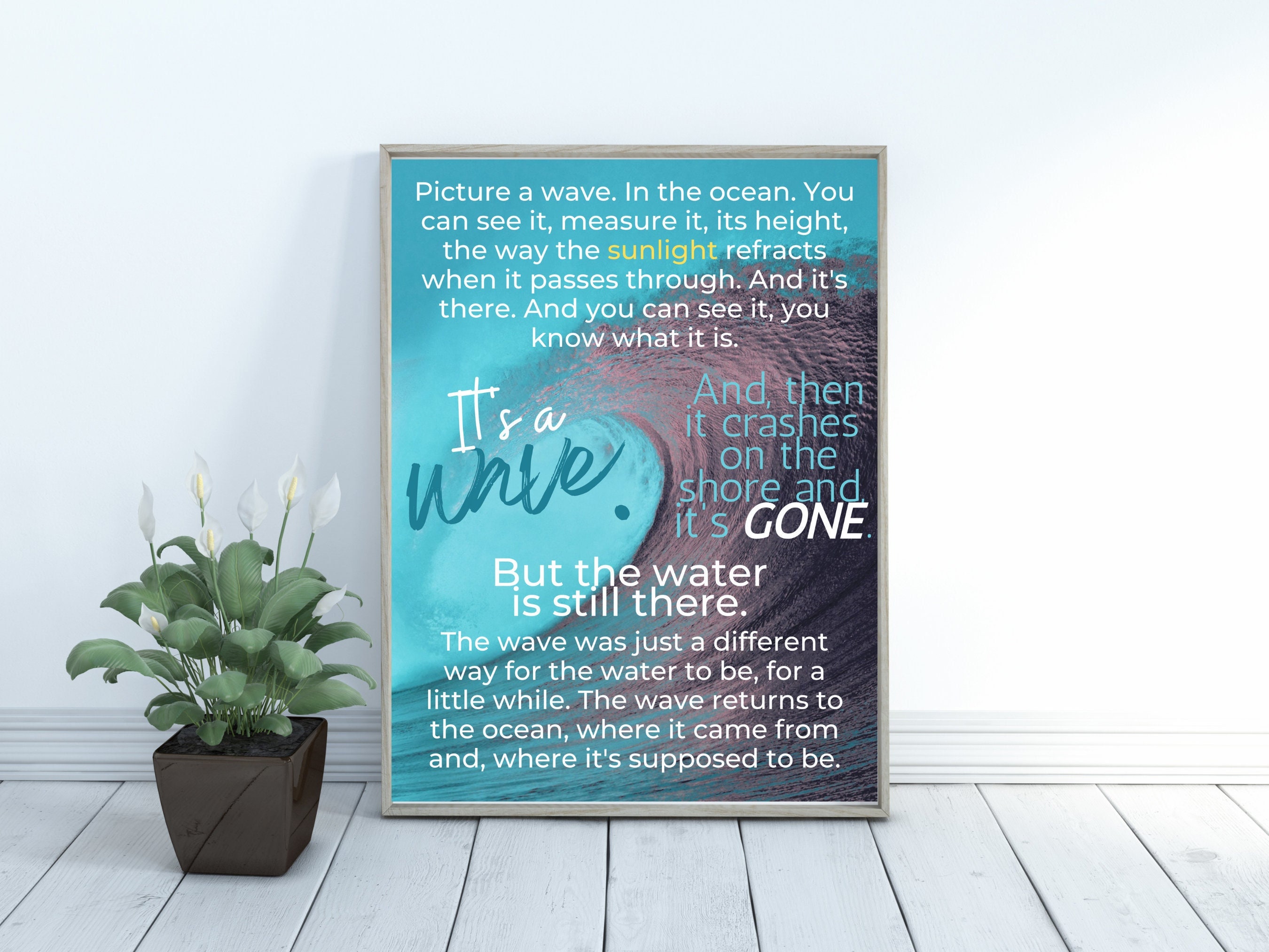 DIGITAL DOWNLOAD: the Wave, Inspired by the Good Place, TV Quotes, the ...